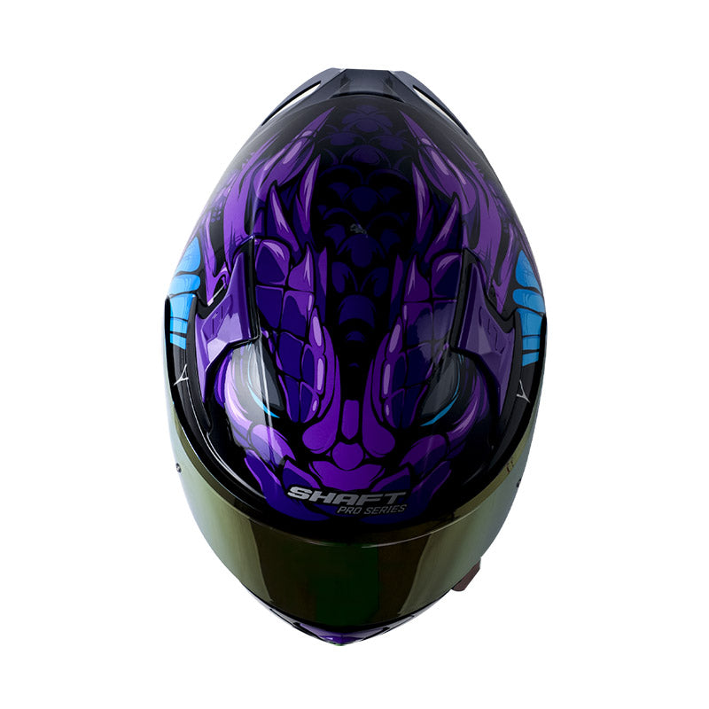 CASCO SHAFT SH-612DV PRO FAFNIR BRILLANTE MORADO MORADO – American Motos
