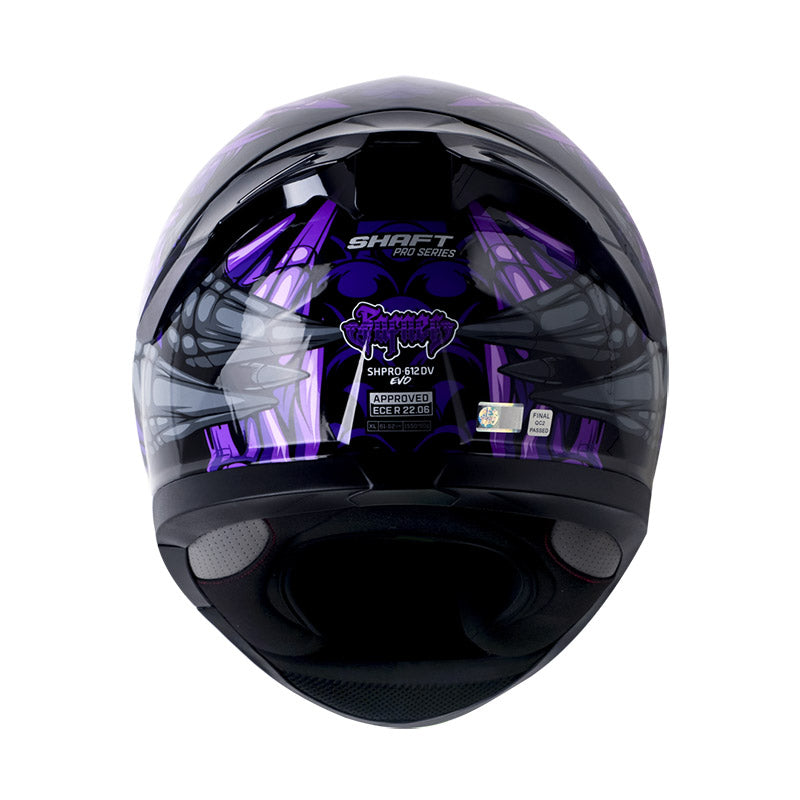 CASCO SHAFT SH-612DV PRO FAFNIR BRILLANTE MORADO MORADO – American Motos