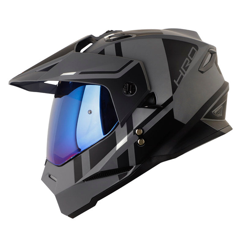 CASCO HRO HRO-MX330DV DRY MATE GRIS OSCURO NEGRO IRIDIUM – American ...
