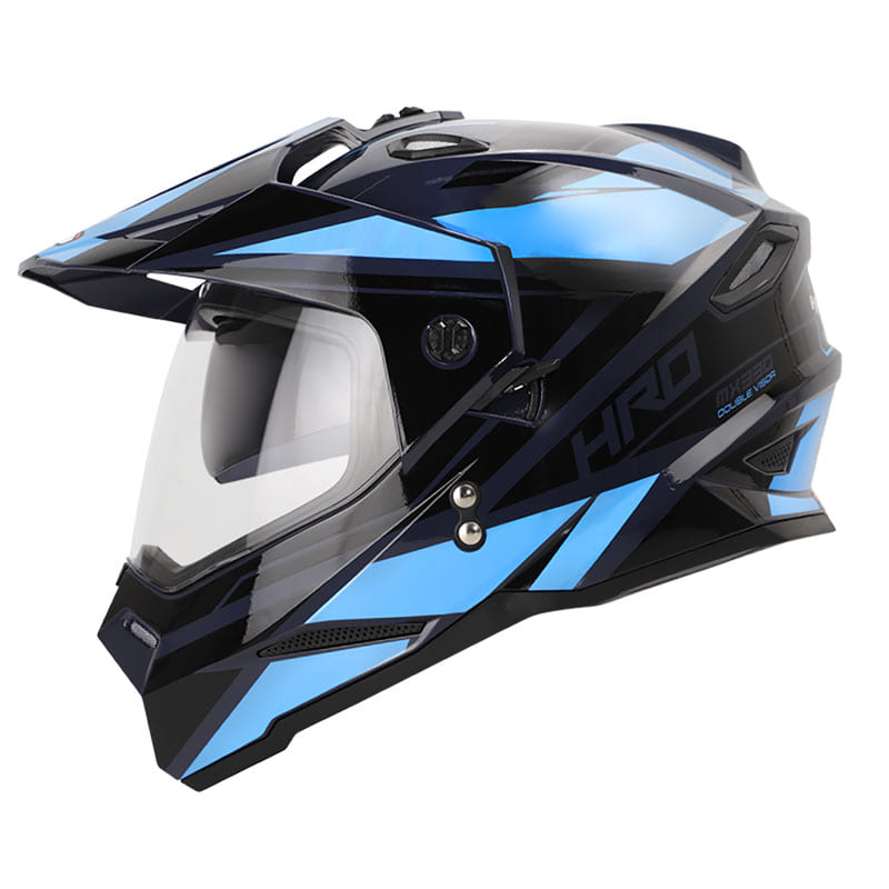 CASCO HRO HRO-MX330DV ROVER AZUL NAVY – American Motos Colombia