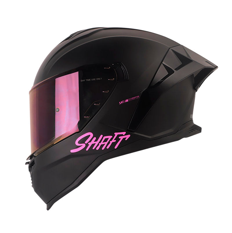 CASCO SHAFT SH-598GTR SOLID MATE NEGRO FUCSIA VISOR MORADO – American ...