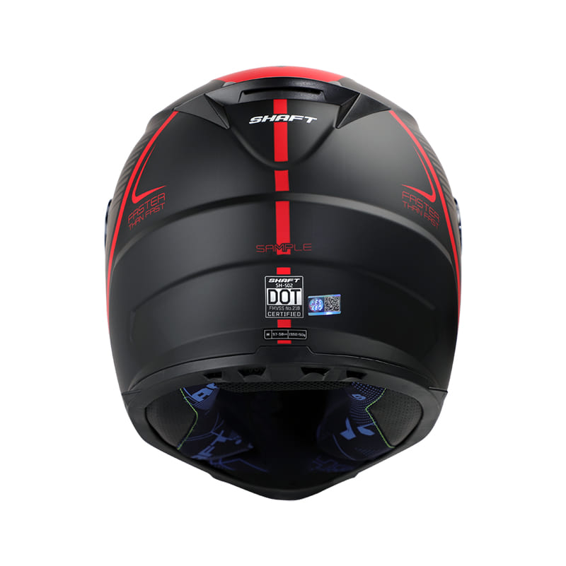 CASCO SHAFT SH-502 SAMPLE MATE NEGRO ROJO – American Motos Colombia