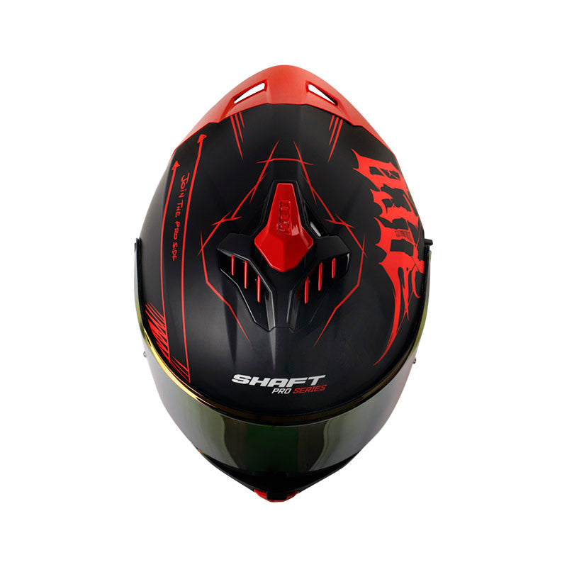 CASCO SHAFT SH-611RS PRO DARK LAB MATE NEGRO ROJO IRIDIUM – American Motos