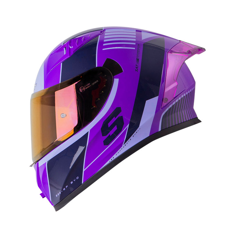 CASCO SHAFT SH-526SP EVO STRAFTER MORADO MORADO CLARO – American Motos ...