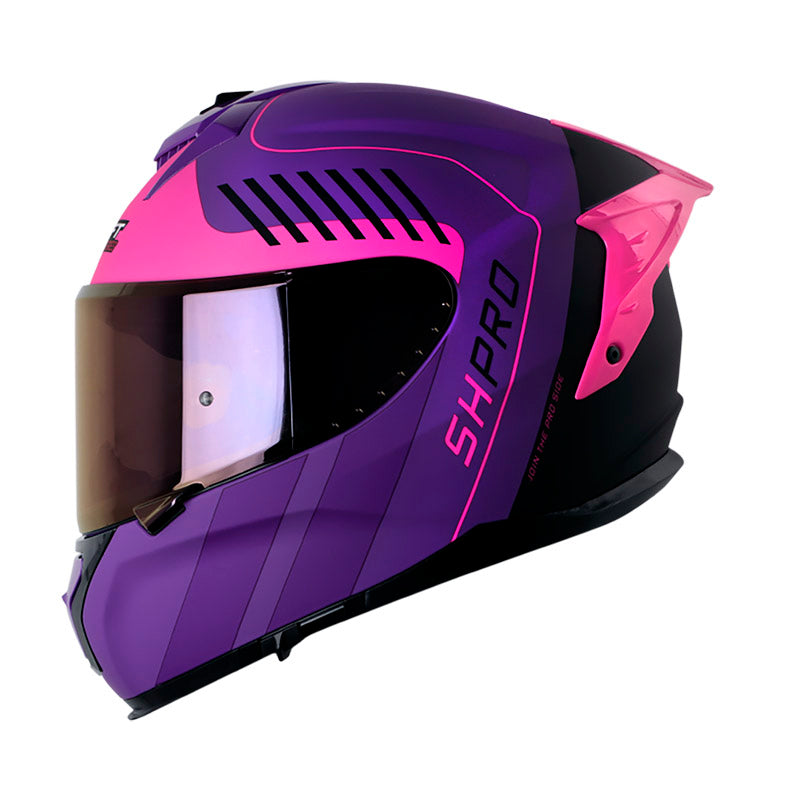 CASCO SHAFT SH-610EVO MIX MATE MORADO FUCSIA VISOR MORADO – American ...