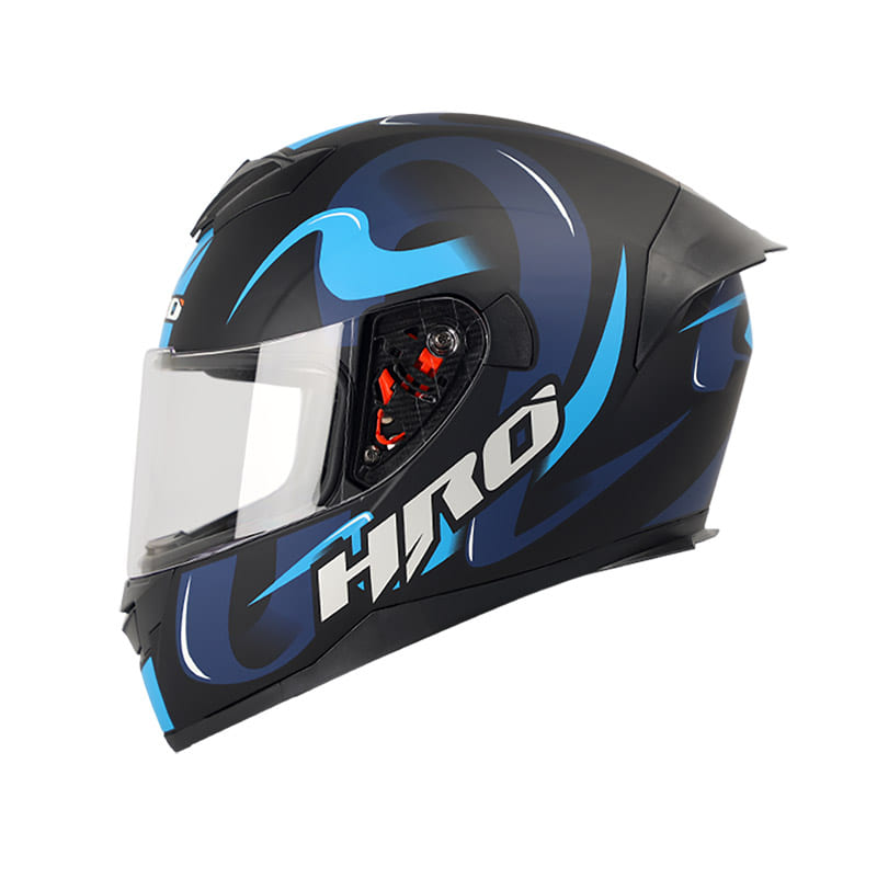 CASCO HRO HRO-511 FLOWING MATE NEGRO AZUL NAVY – American Motos Colombia