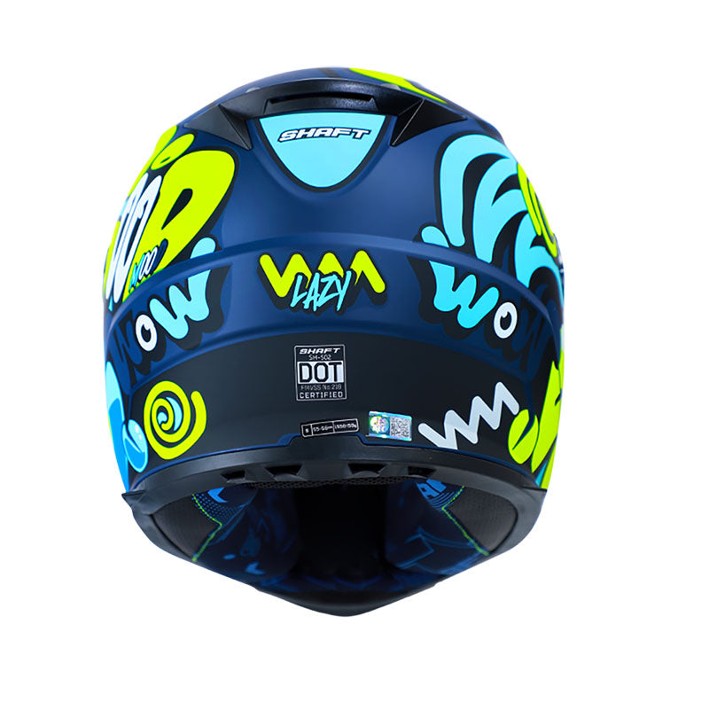 CASCO SHAFT SH-502 LAZY AZUL NAVY AZUL – American Motos S.A.S