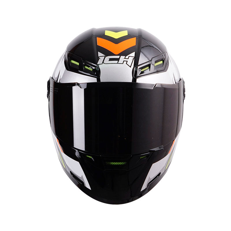 CASCO ICH-501SP SKELETOR NEGRO BLANCO VISOR HUMO – American Motos