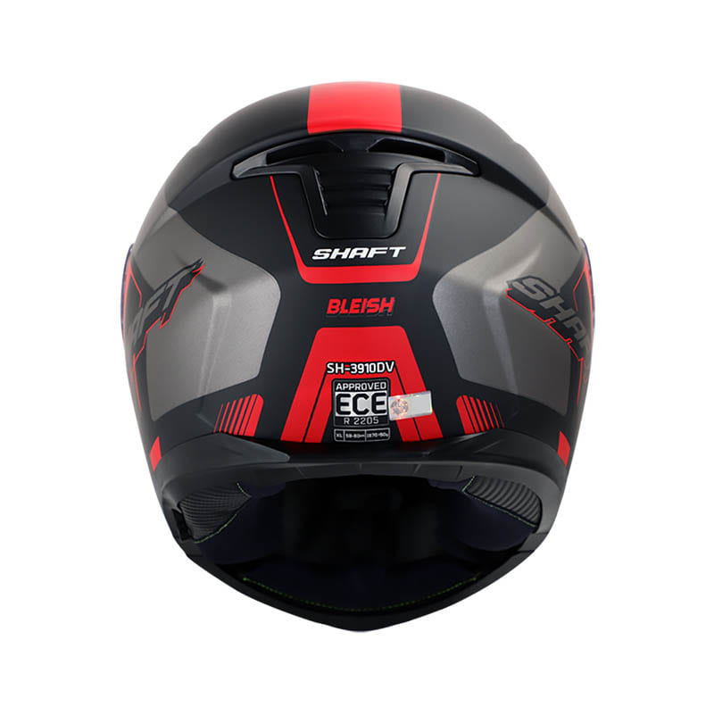 CASCO SHAFT SH-3910DV BLEISH MATE NEGRO ROJO – American Motos S.A.S