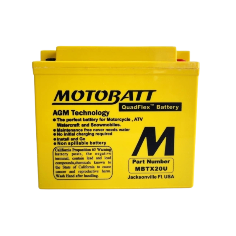 BATERIA MOTOBATT MBTX20U AGM QUAFLEX – American Motos