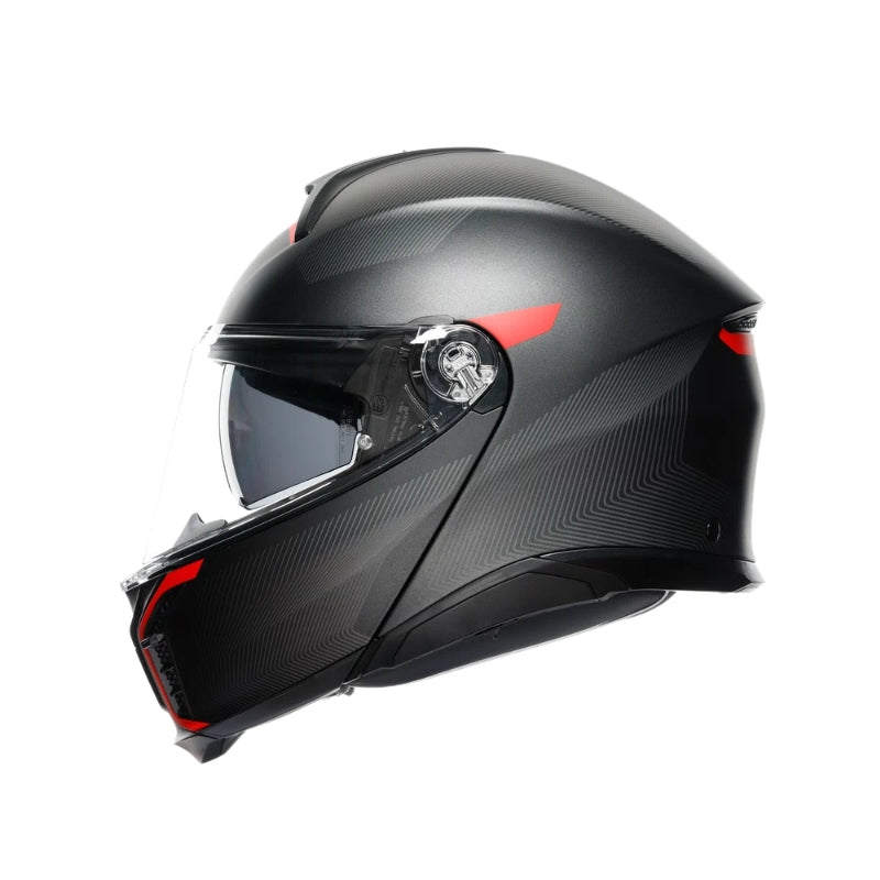 CASCO AGV TOURMODULAR DV FREQUENCY MATE NEGRO – American Motos Colombia