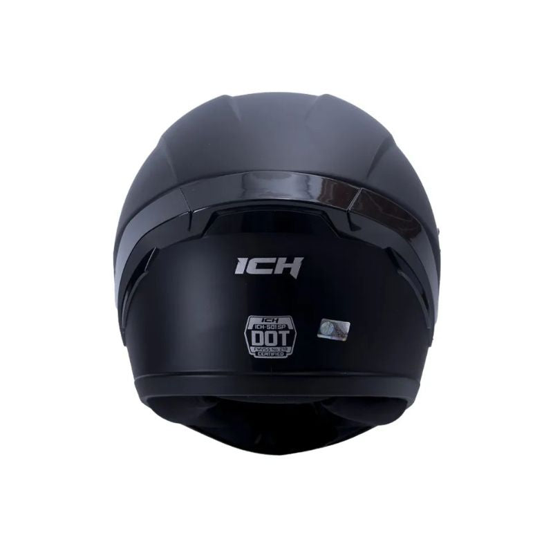 CASCO ICH ICH-501SP SOLID MATE NEGRO VISOR HUMO – American Motos