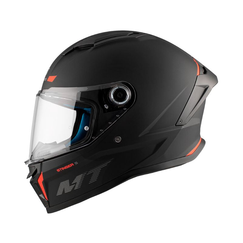 CASCO MT STINGER 2 SOLID MATE NEGRO A11 – American Motos