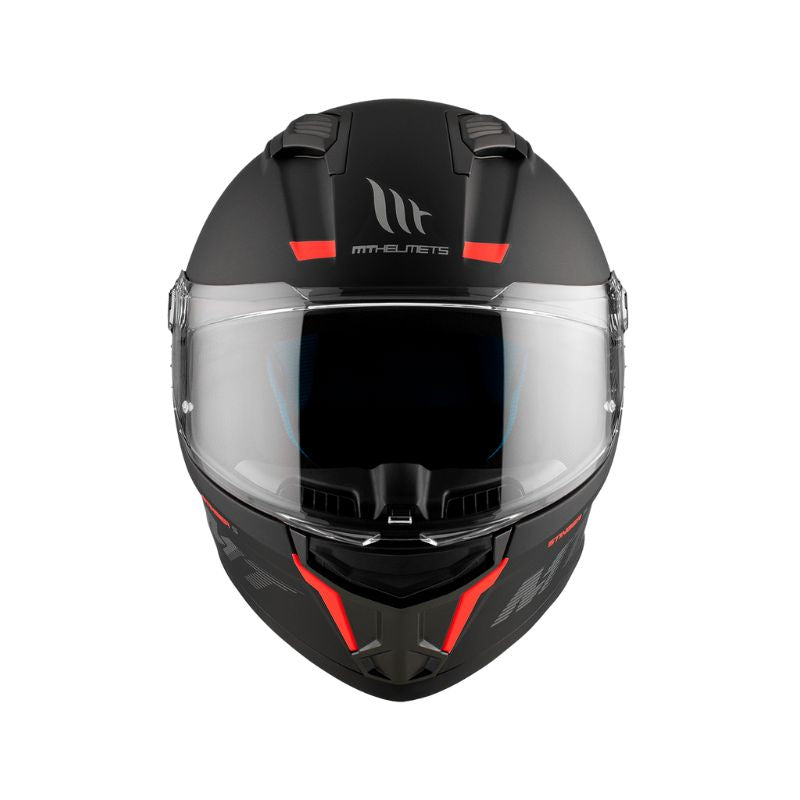 CASCO MT STINGER 2 SOLID MATE NEGRO A11 – American Motos