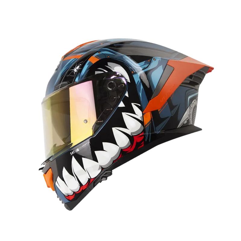 CASCO SHAFT SH-609 PRO VENOM MADNESS AZUL NEGRO IRIDIUM – American ...