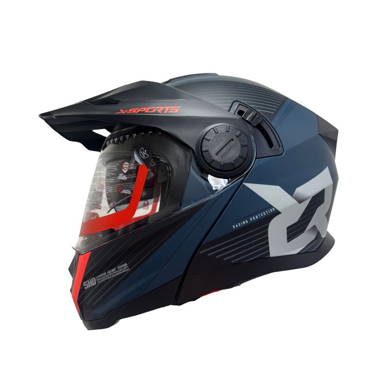 CASCO X-SPORTS 165 MOONK MATE AZUL – American Motos Colombia