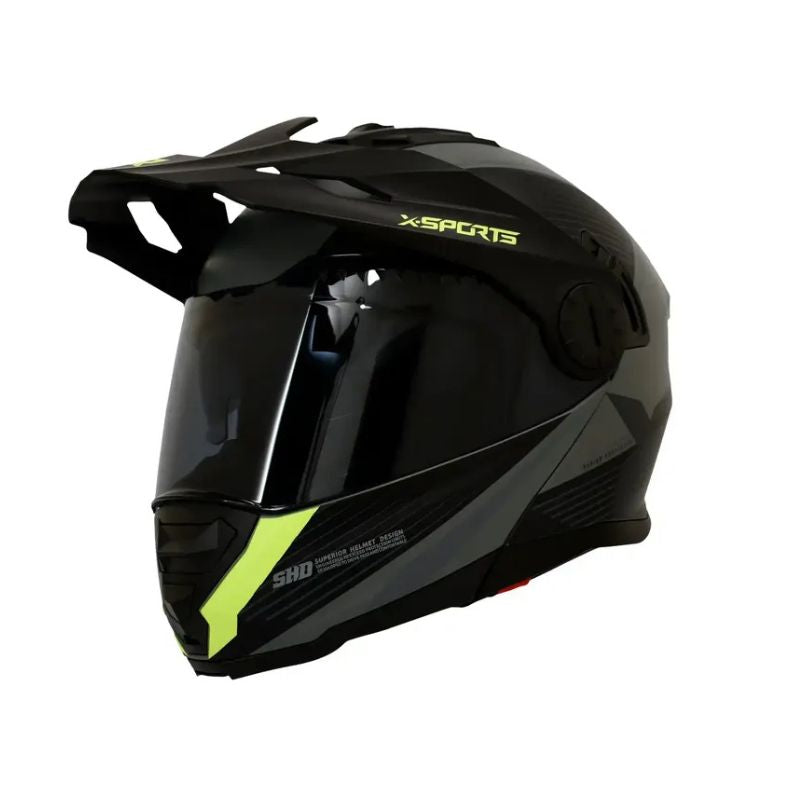 CASCO X-SPORTS 165 MOONK MATE GRIS VERDE – American Motos Colombia