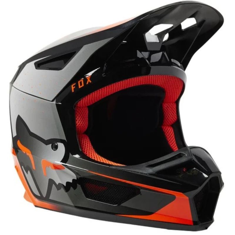 CASCO FOX V2 VIZEN NEGRO NARANJA – American Motos