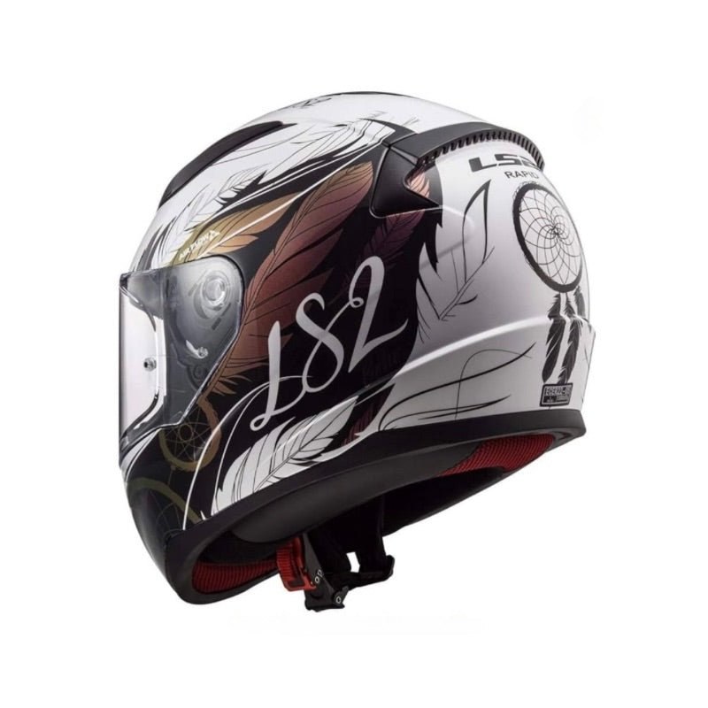 CASCO LS2 FF353SP BOHO BLANCO NEGRO FUCSIA – American Motos Colombia